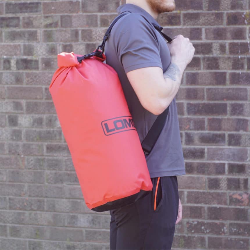 20L Dry Bag - Black with Window | Lomo UK. Wetsuits & Dry Bags