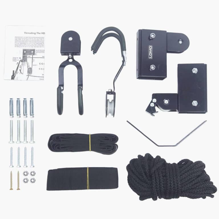 Kayak Hoist - Lift Pulley System | Lomo Watersport UK. Wetsuits, Dry ...