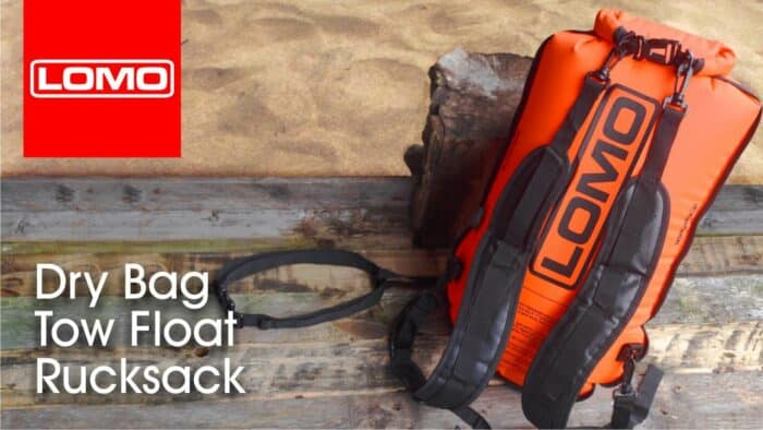 Swim Run Rucksack Tow Float - Orange | Lomo UK. Wetsuits & Dry Bags